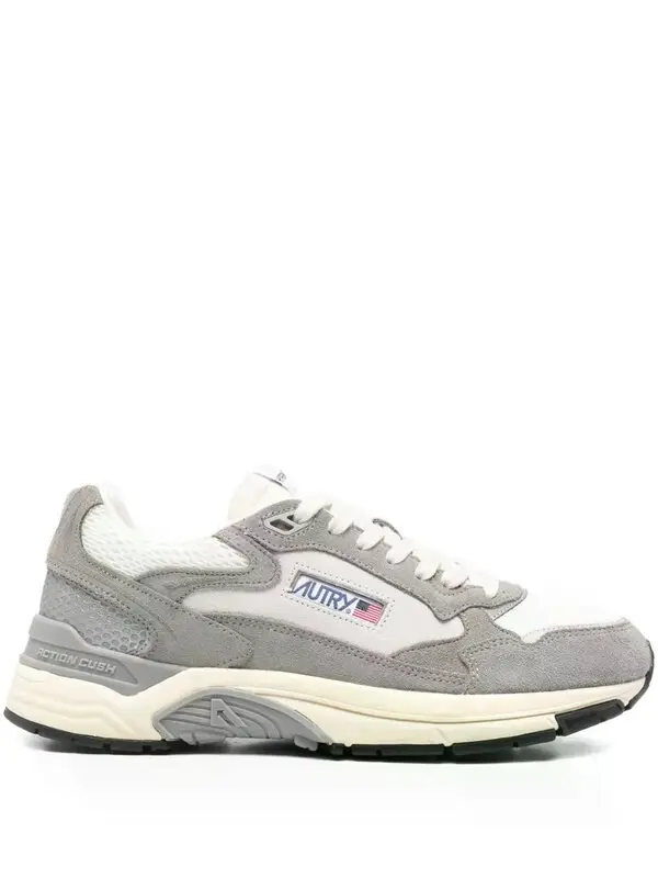 AUTRY Logo Detail Sneakers - Grey