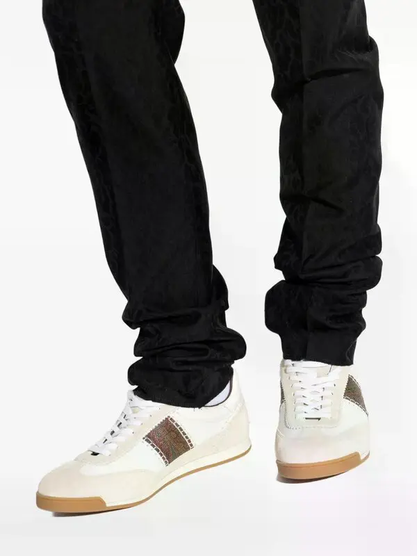 Etro Paisley Stripe Sneakers