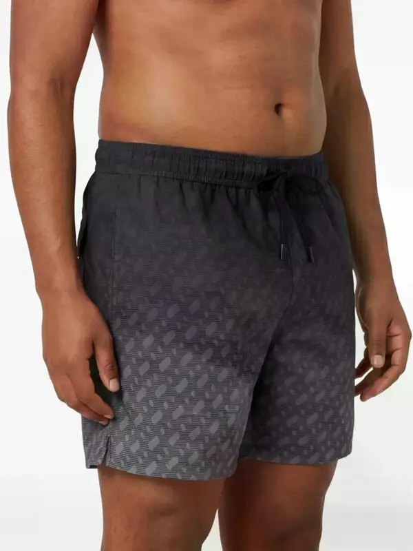 BOSS Monogram-pattern Swim Shorts