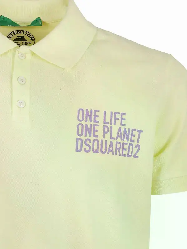 Dsquared2 Print Polo Shirt