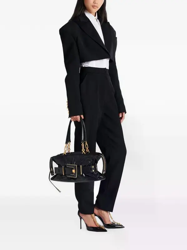 Balmain Anthem Shoulder Bag - Black
