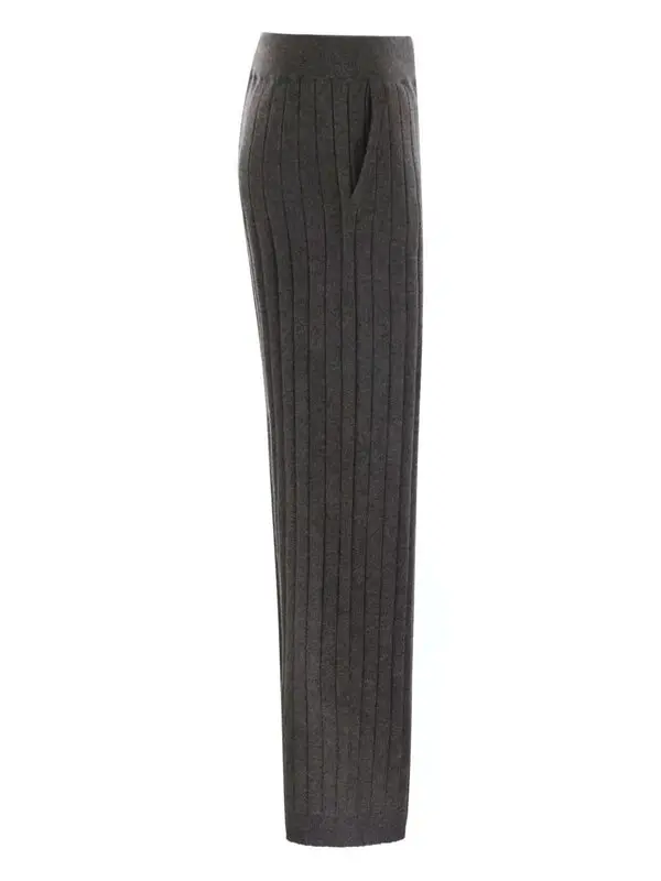 Brunello Cucinelli Ribbed Knit Trousers