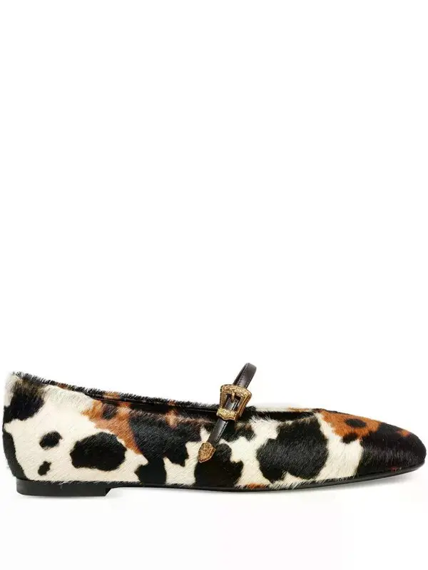 Roberto Festa Grisel Ballet Flats With Buckle Detail - Brown