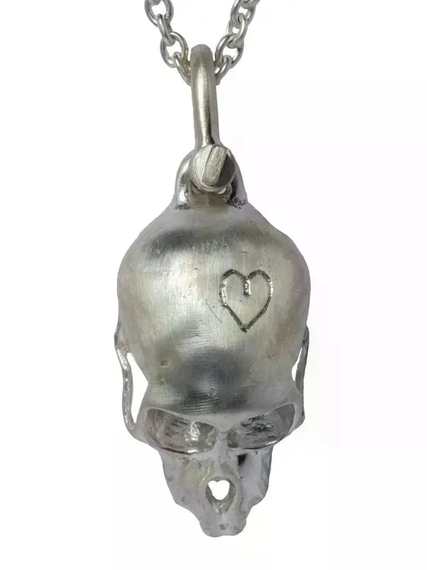 PARTS OF FOUR Monkey Skull Pendant Necklace - Silver