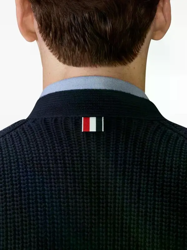 Thom Browne V-neck Cotton Cardigan