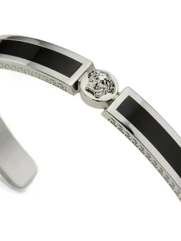 Versace Medusa Emblem Cuff Bracelet - Silver