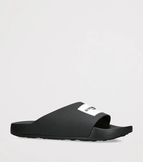 Givenchy Logo Slides - Black