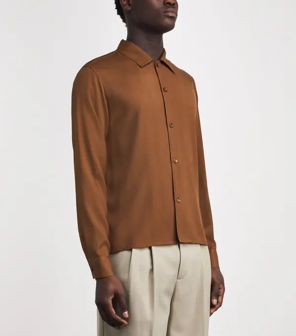 Sandro Long-sleeve Shirt - Brown