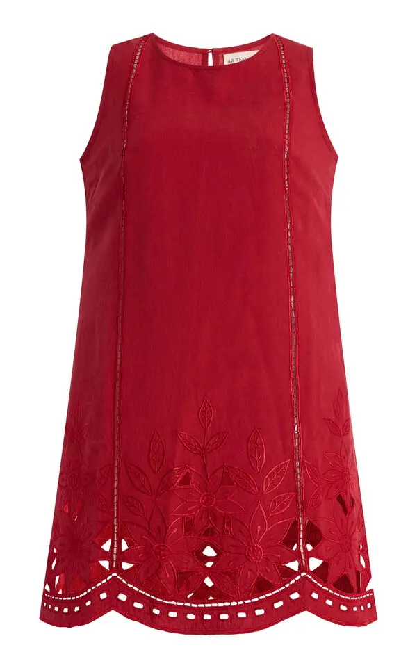 ALL THAT REMAINS Rae Mini Dress - Red