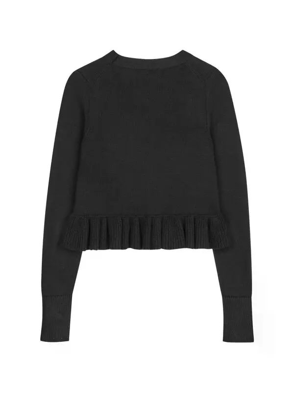 Cecilie Bahnsen Prisca Ruffled Cardigan
