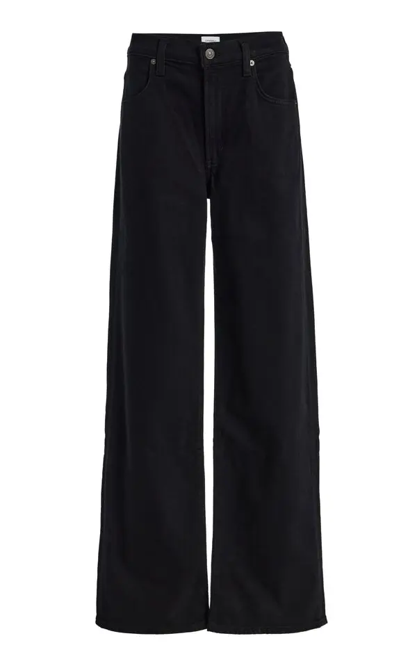 Citizens Of Humanity Annina High-rise Straight-leg Jeans - Black