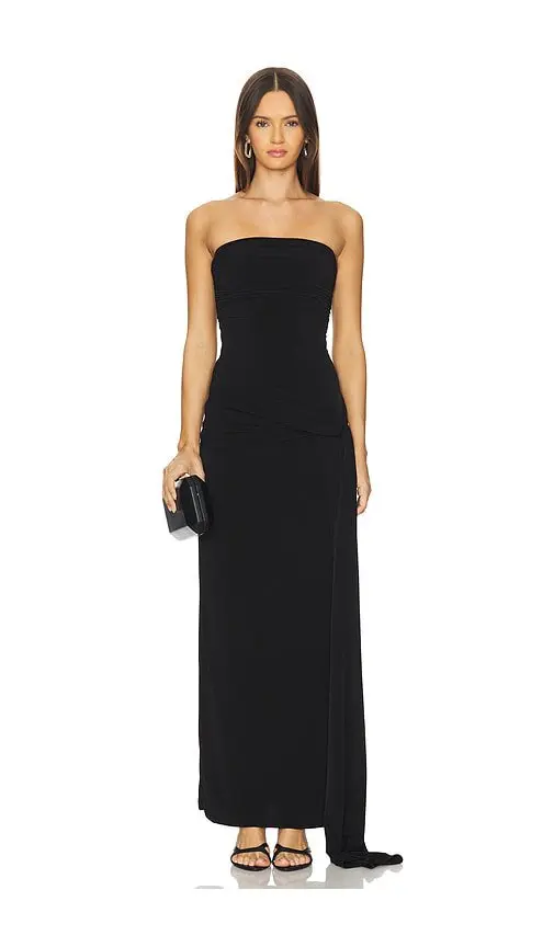 LOVERS AND FRIENDS Adley Gown - Black