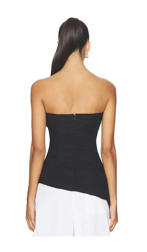 SNDYS. Nyomi Asymmetrical Strapless Top
