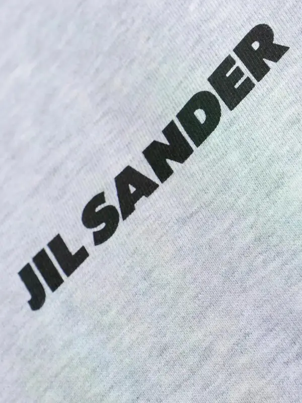 JIL SANDER Logo Crew-neck Sweatshirt - Grey