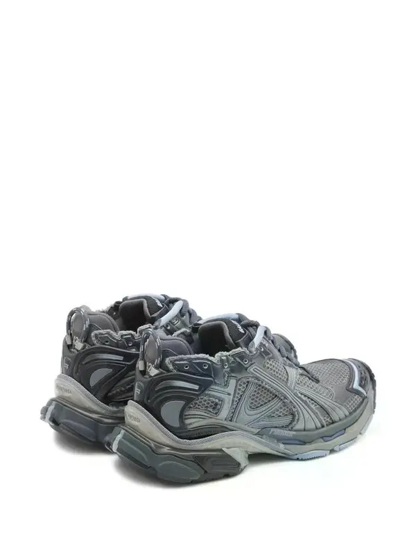Balenciaga Printed Runner Sneakers - Grey