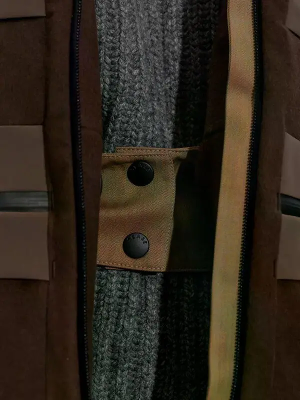 Sease Belted Jacket With Fur Collar