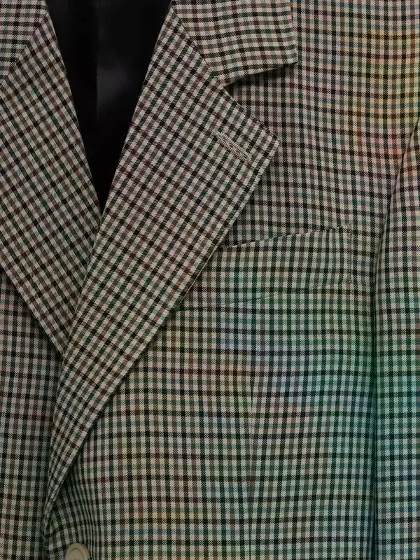 Balenciaga Checked Tie Blazer