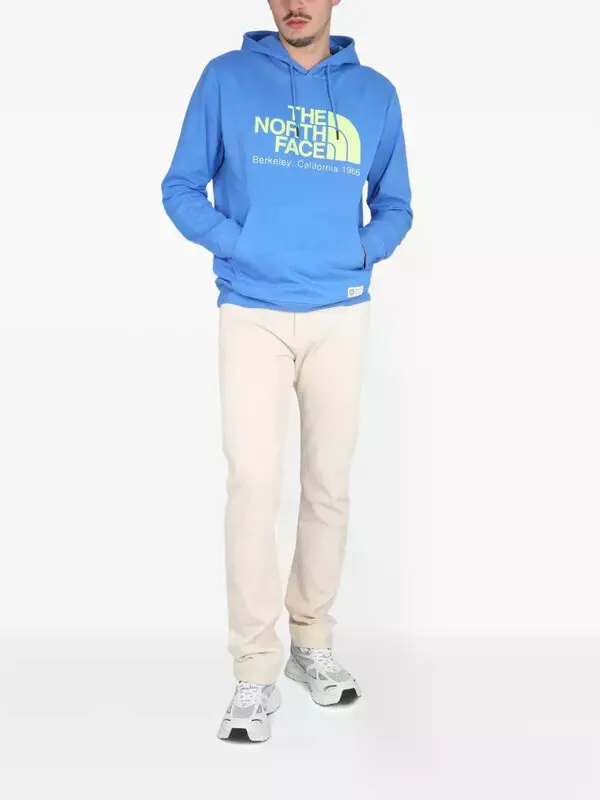 The North Face Logo-print Hoodie - Blue