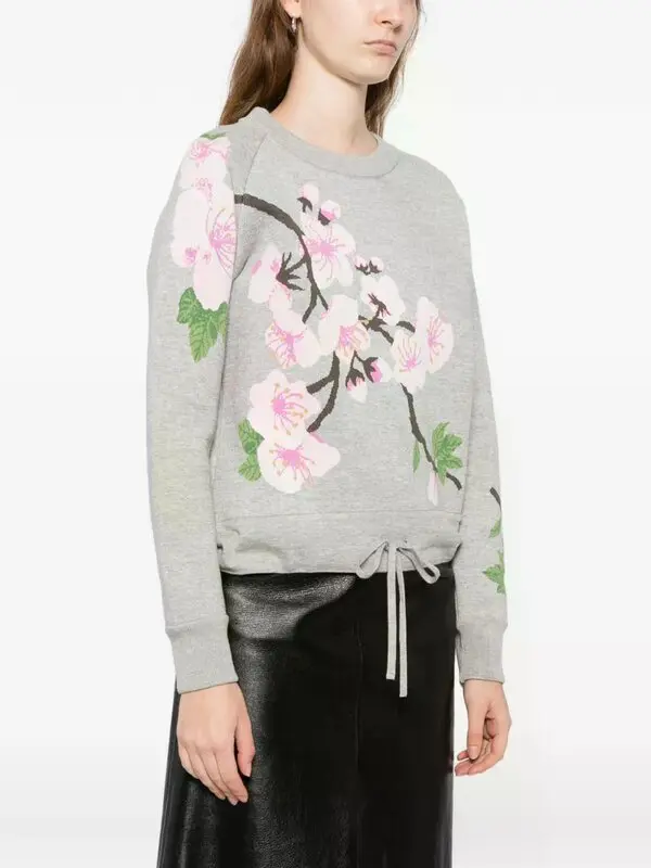 Oscar De La Renta Graphic Print Crewneck Sweatshirt