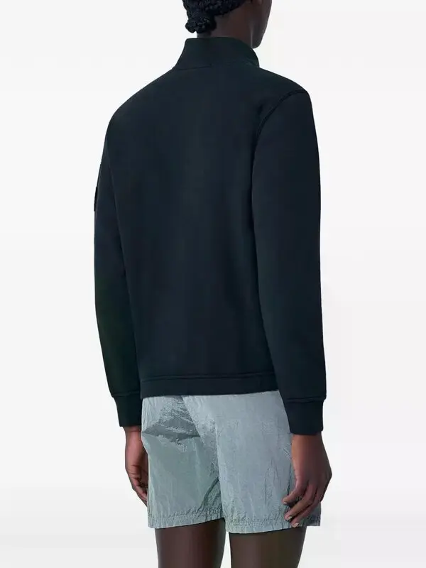 Stone Island Zip Pocket Sweatshirt