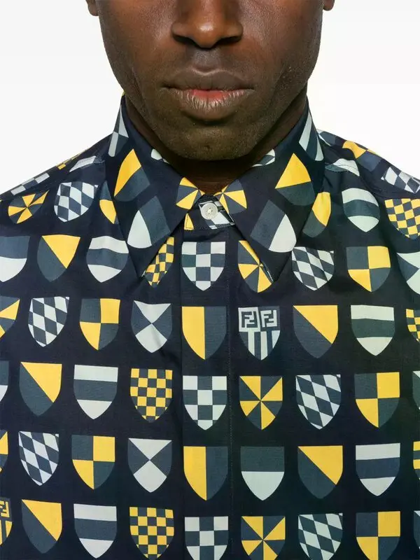 Fendi Cotton Shirt - Blue