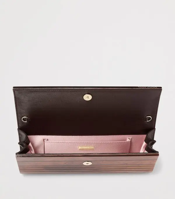 JIMMY CHOO Marble-effect Sweetie Clutch Bag