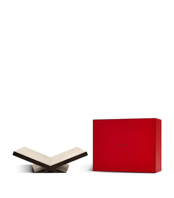 Assouline Walnut-leather Classic Culture Bookstand