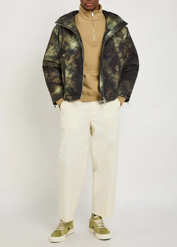 COLE BUXTON Padded Printed Shell Jacket - Multicoloured 1