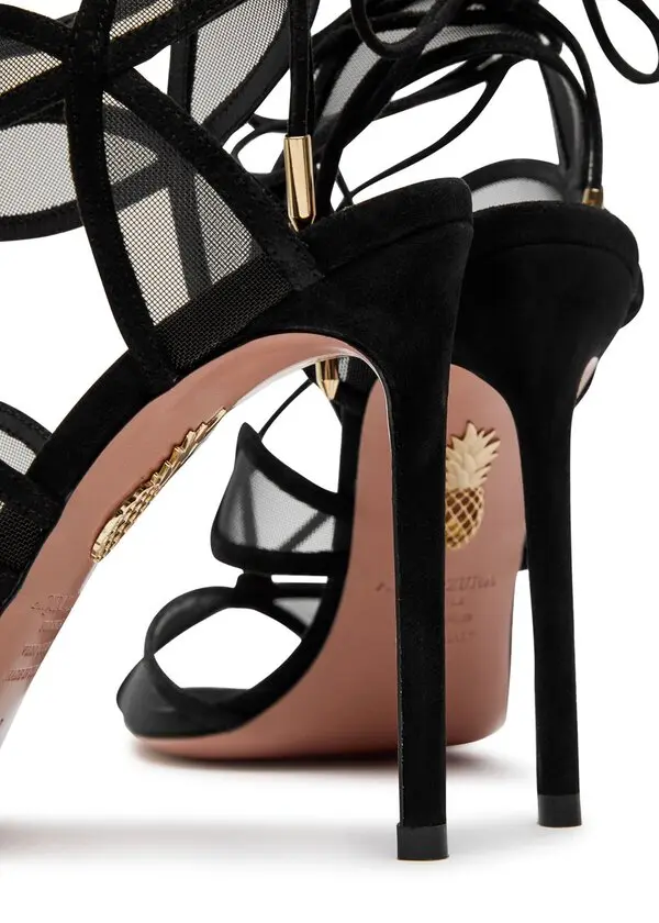 AQUAZZURA Aquazzurra Fatal Attraction 105 Suede Sandals