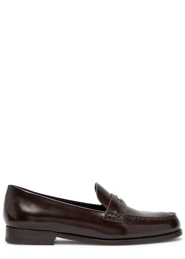 Tory Burch Classic Penny Loafers - Brown