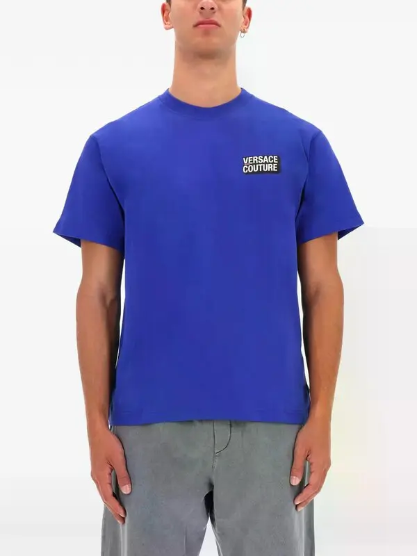 Versace Logo-patch T-shirt