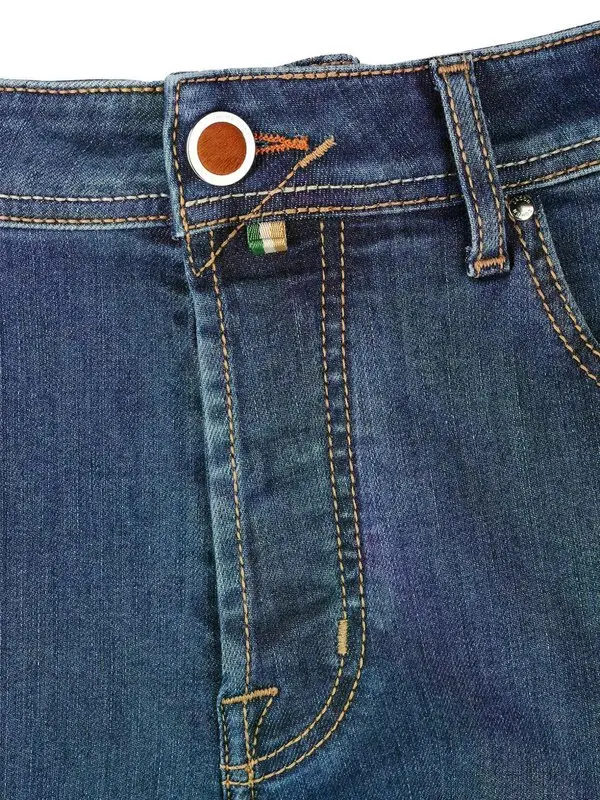 Jacob Cohen Jeans With Contrast Stitching
