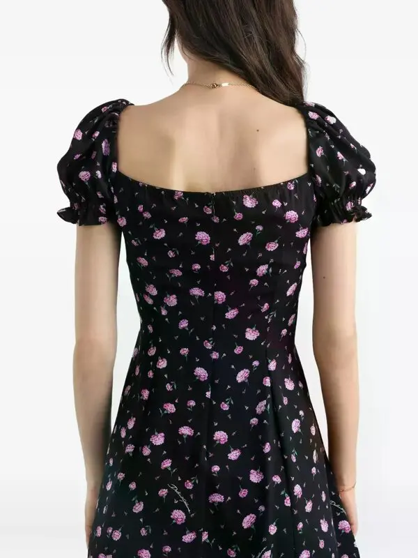 Dolce & Gabbana Ruffled Floral Mini Dress