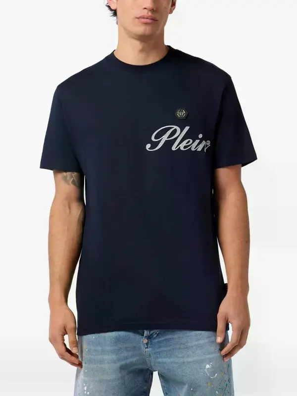 Philipp Plein Logo-patch T-shirt