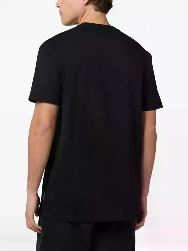 Philipp Plein Printed Round-neck T-shirt - Black