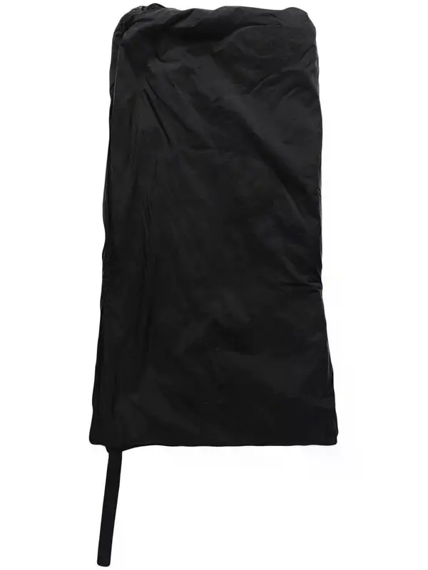 Rick Owens Gathered-detail Mini Dress - Black