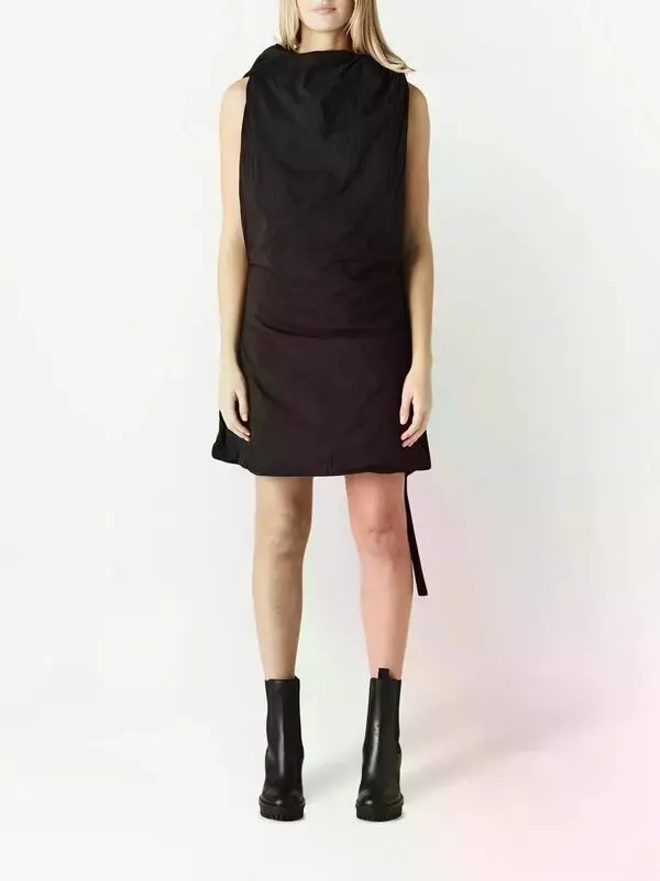 Rick Owens Gathered-detail Mini Dress