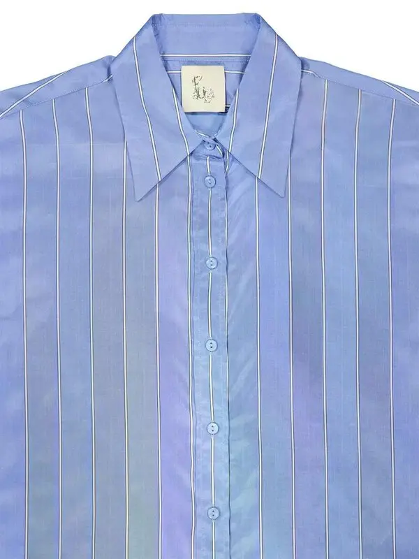 PAULA Striped Button-up Shirt