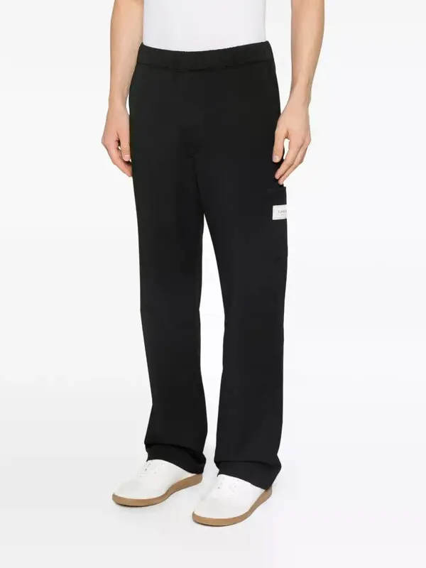 FLANEUR Drawstring Straight Leg Trousers