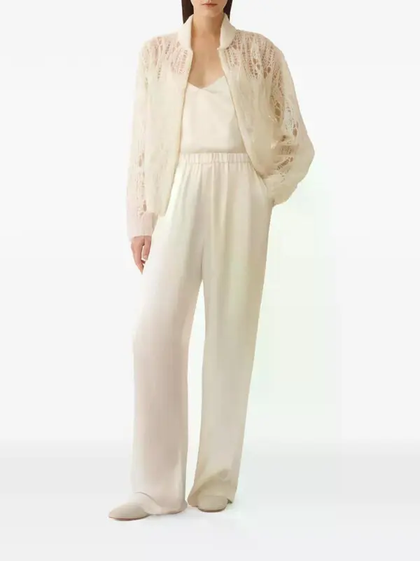 Fabiana Filippi Zip Up Cardigan - Neutrals