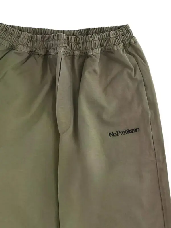 NO PROBLEMO Logo Detail Elasticated Waist Trousers