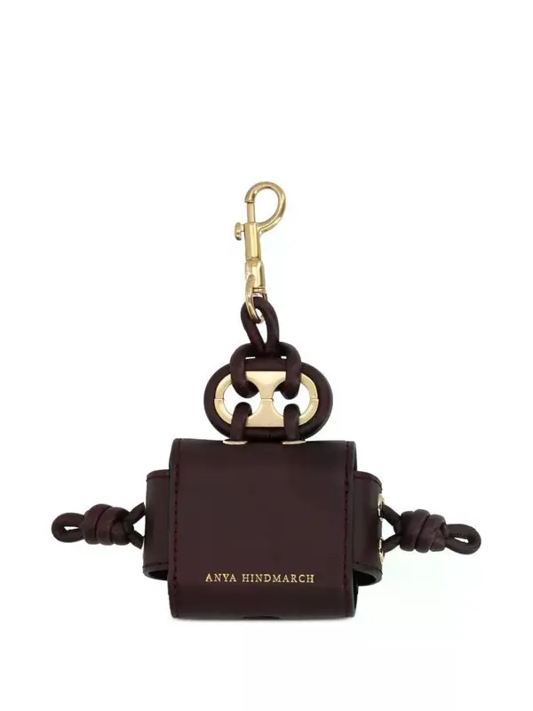ANYA HINDMARCH Character Earphone Case Charm - Brown