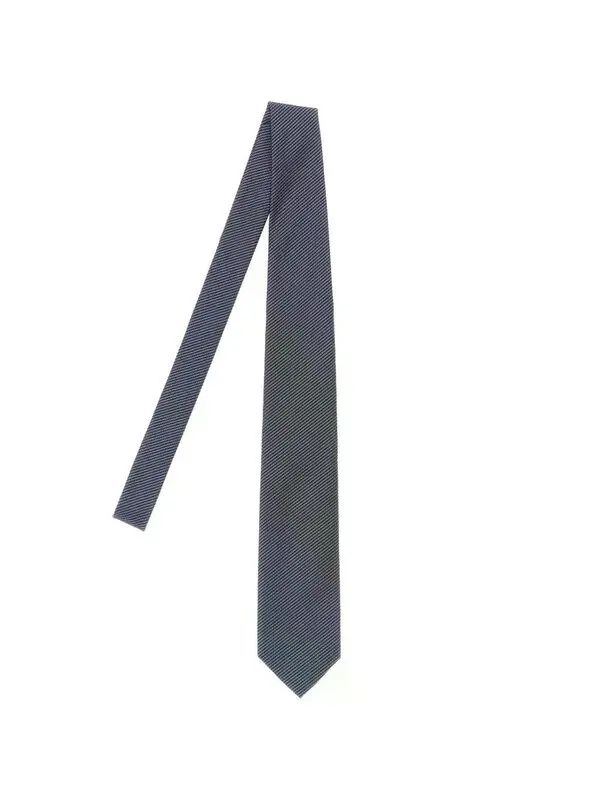 TOM FORD Jacquard Silk Neck Tie - Blue