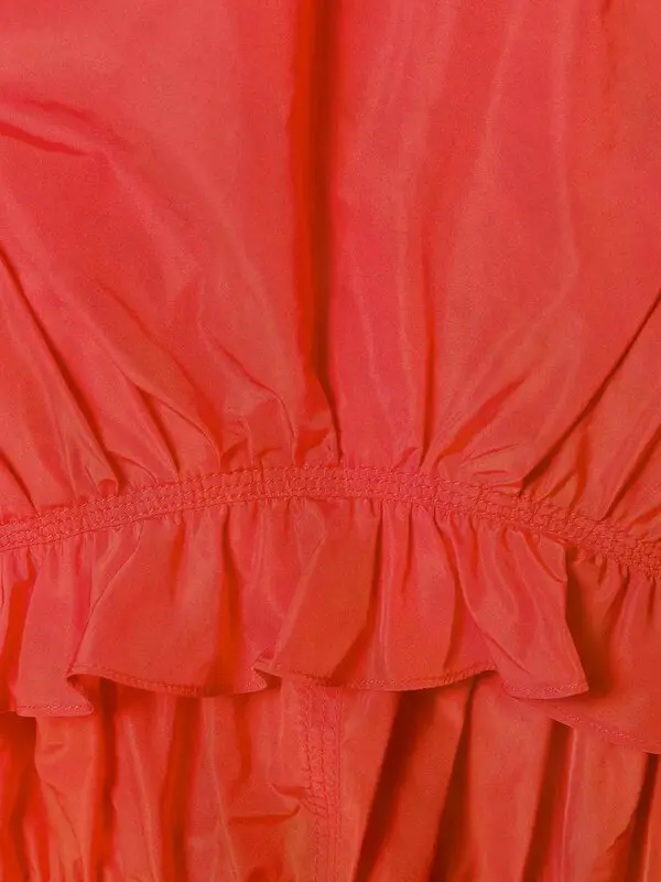 Kenzo Sleeveless Tiered Ruffle Crop Top