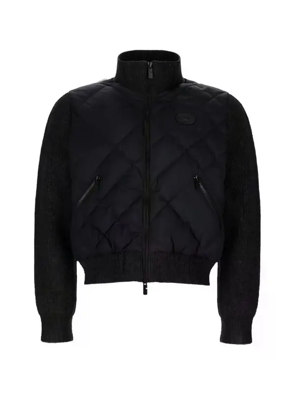 Burberry Quilted Panelled Bomber Jacket