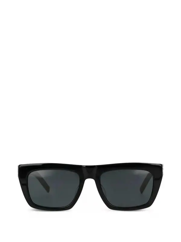 Saint Laurent Square Frame Sunglasses - Black