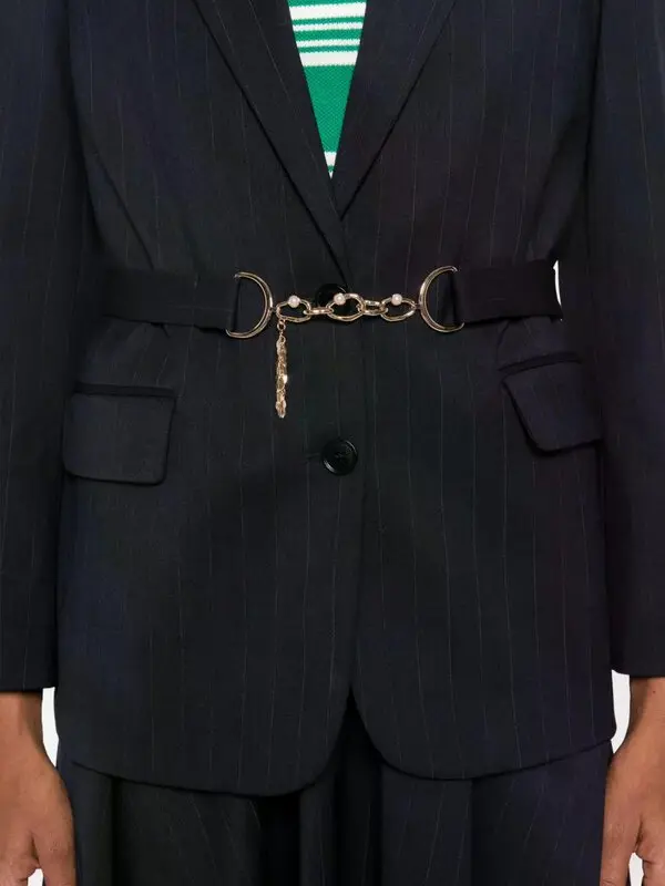 Maje Pinstripe Single-breasted Blazer