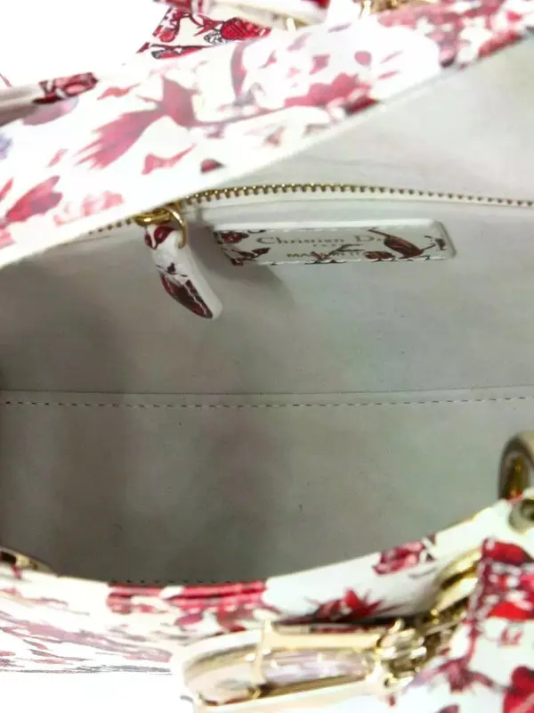 Dior Abcdior Lady Small Satchel Printed Leather