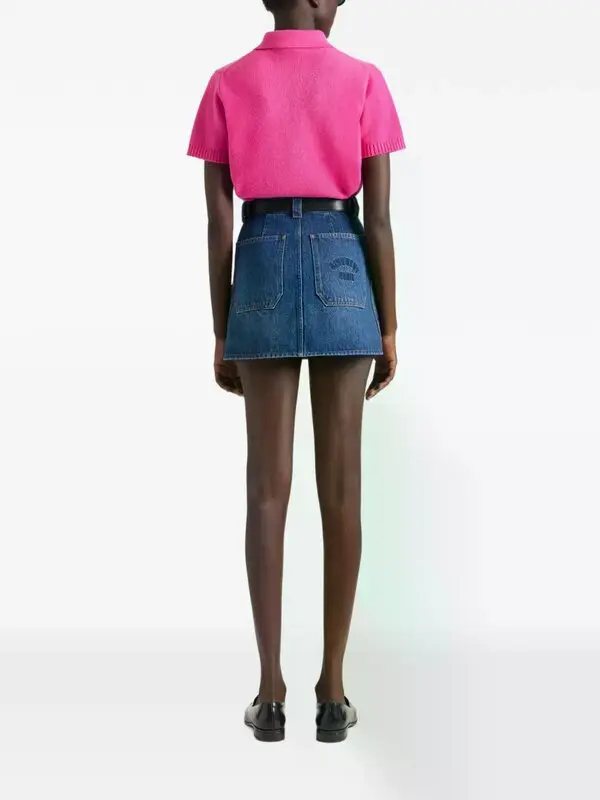 Givenchy Patch-pocket Denim Skirt