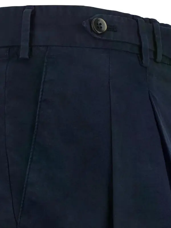 PT TORINO Pleated Cuffed Trousers